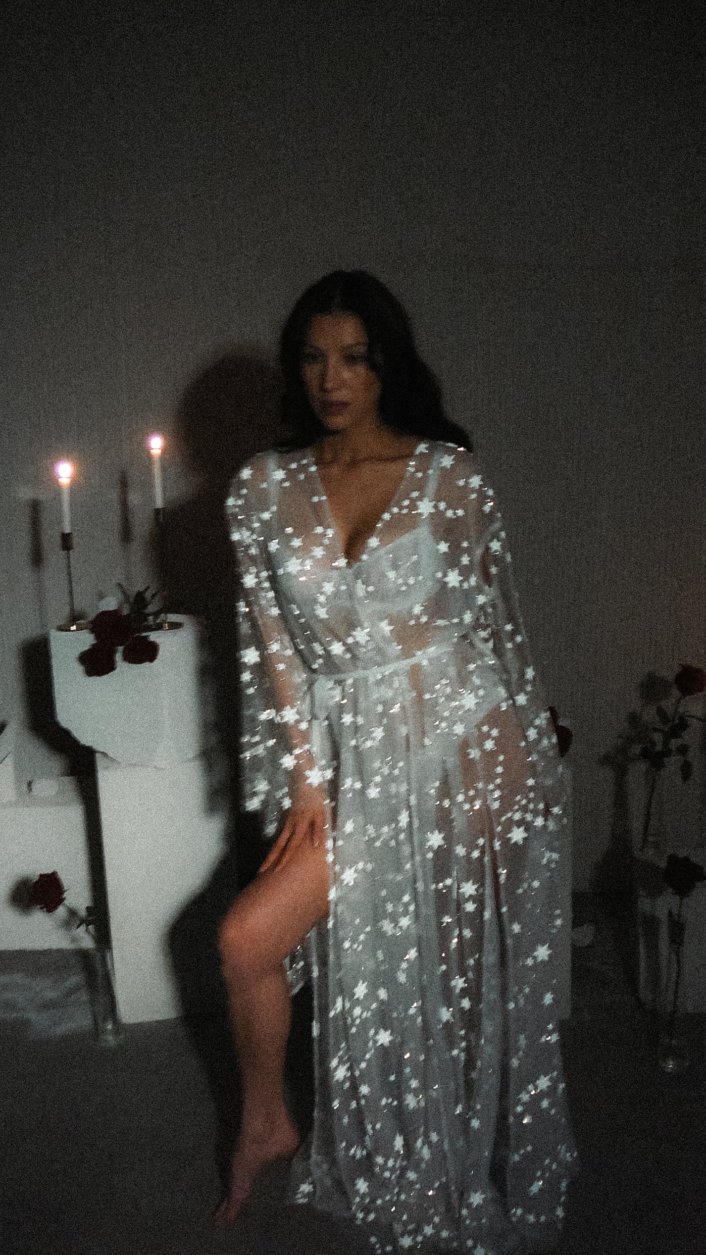 Bridal Robe, Celestial Kimono, Starry Wedding Robe – Perfect Getting ...