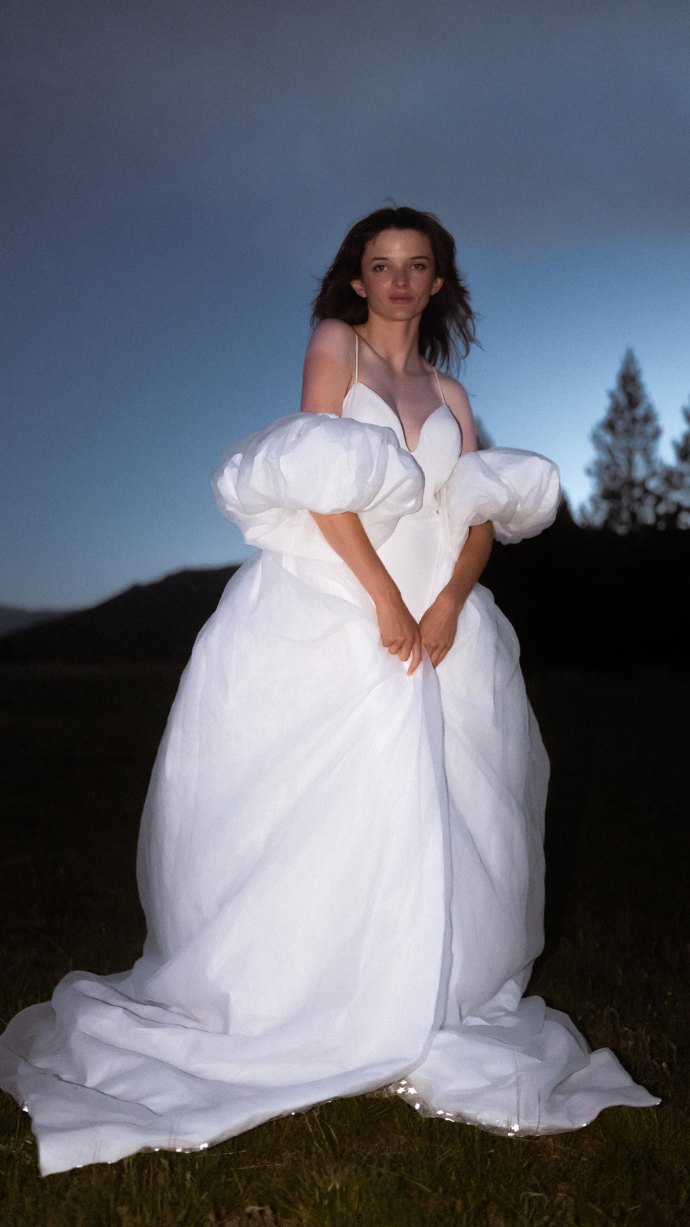 Vintage Cape for Modern Elegant Bride | Puffy Sleeve Wedding Dresses ...