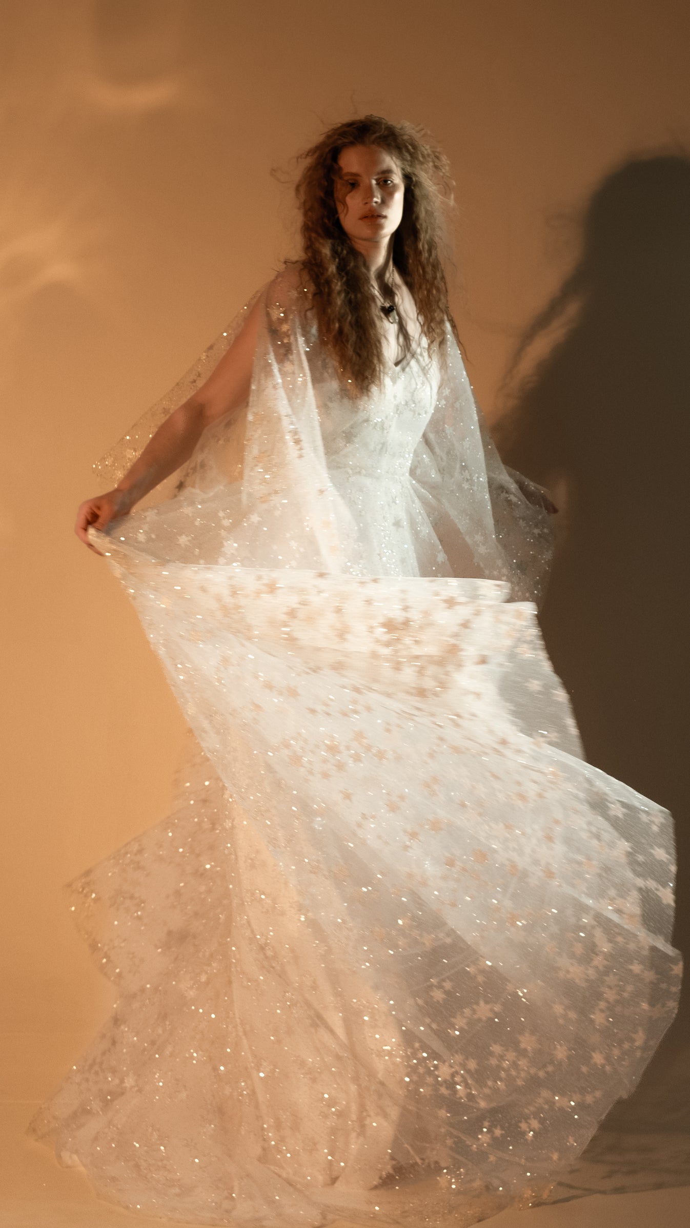Glow in the Dark Star Wedding Dress – Ivory Celestial Gown for Boho ...